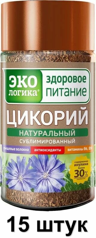 Экологика Цикорий натуральный растворимый, 85 г, 15 шт