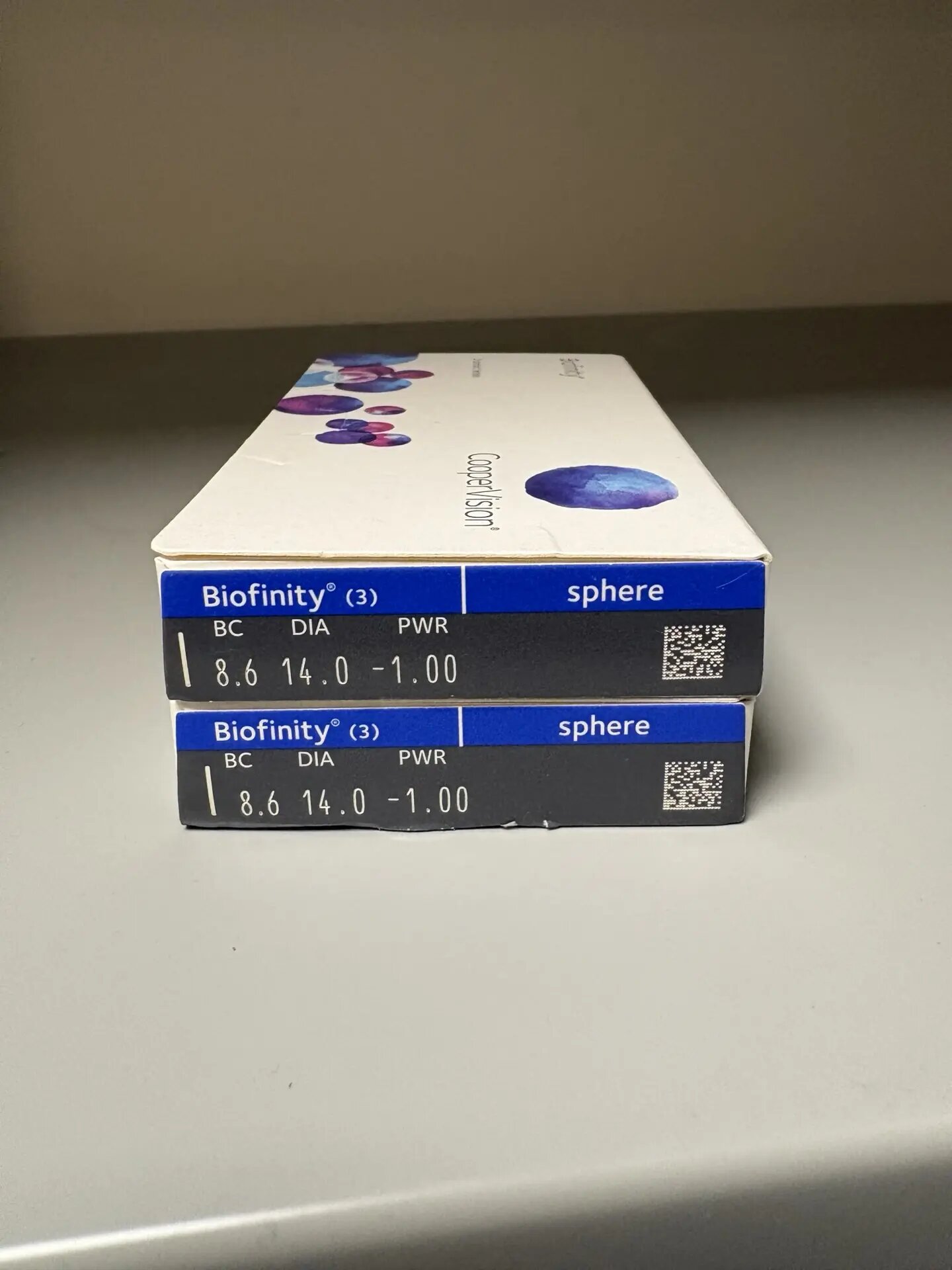 Контактные линзы Biofinity 3 линзы -1,0
