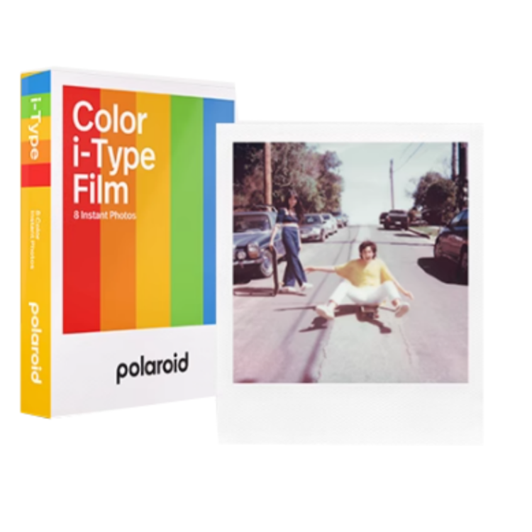 Поляроидная фотопленка унисекс Polaroid Color I-Type Film, с белой рамкой, 8 шт.