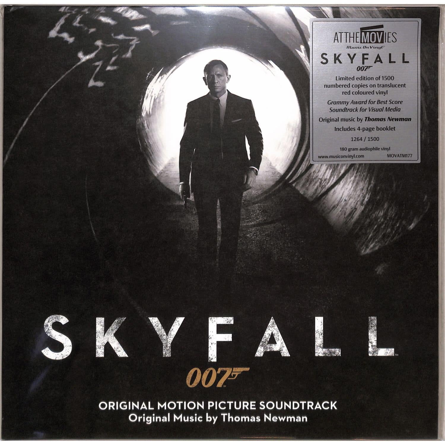 Thomas Newman. Skyfall (Original Motion Picture Soundtrack) (2LP Ltd Red/Reissue/Виниловая пластинка)