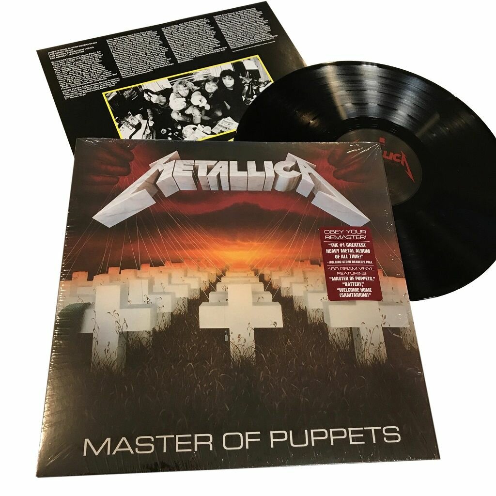 Metallica. Master Of Puppets (LP Reissue/Black Vinyl/Виниловая пластинка)
