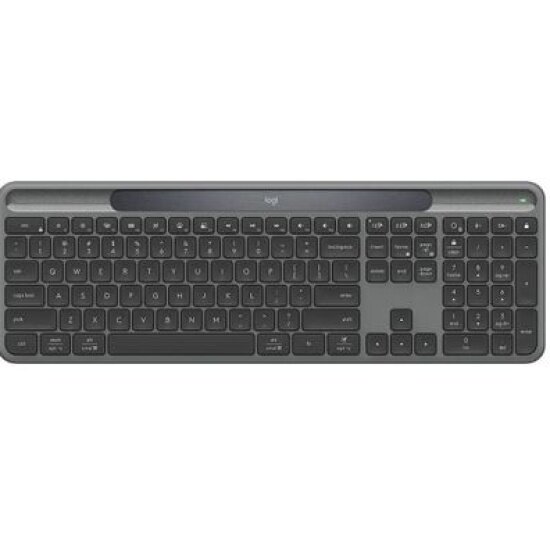 Клавиатура Logitech K980 Cordless BT slim черный (920-013768)