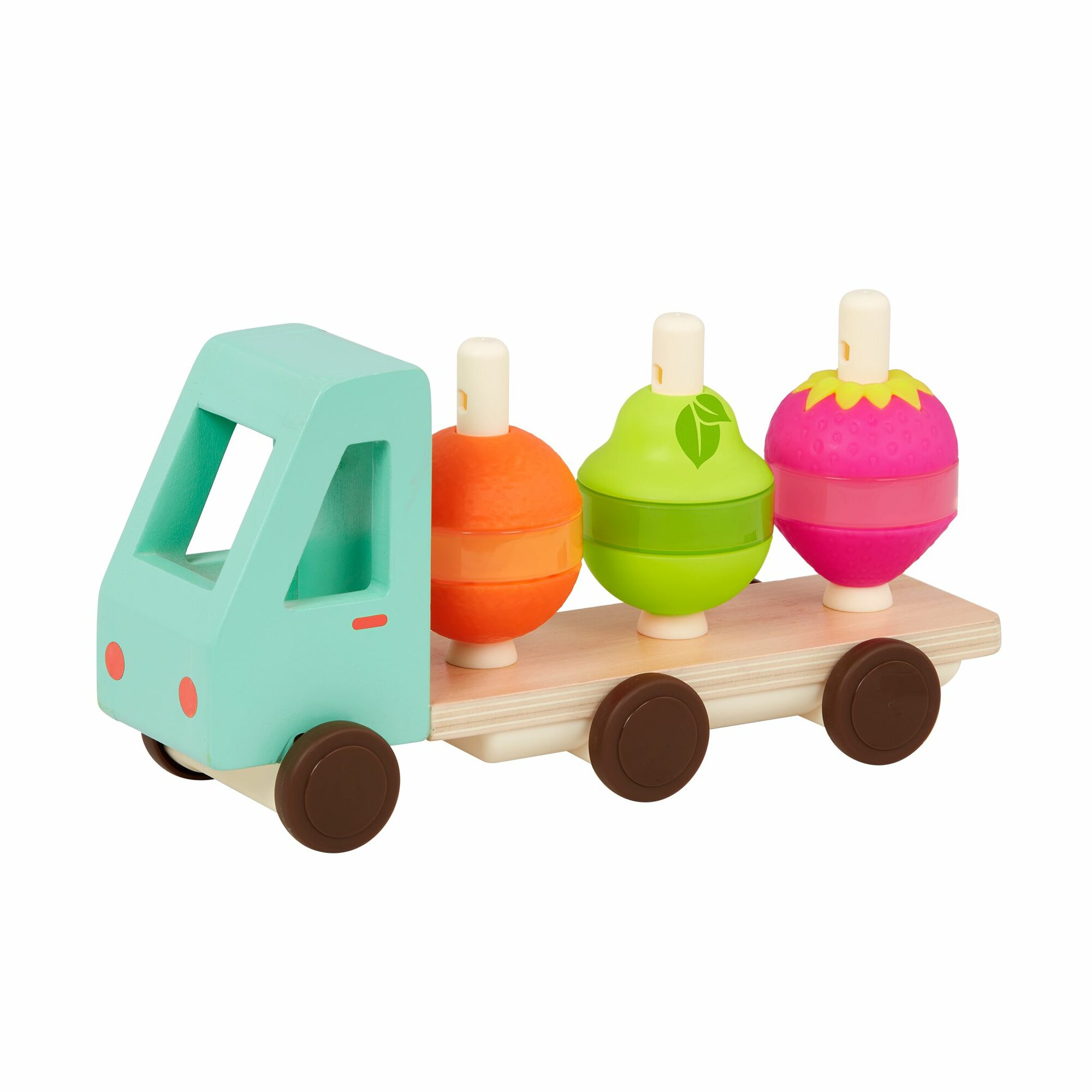 Сортер B.Toys - Деревянный грузовик-сортер Stack & Roll, 18+ мес. - Би. Тойс BX2271