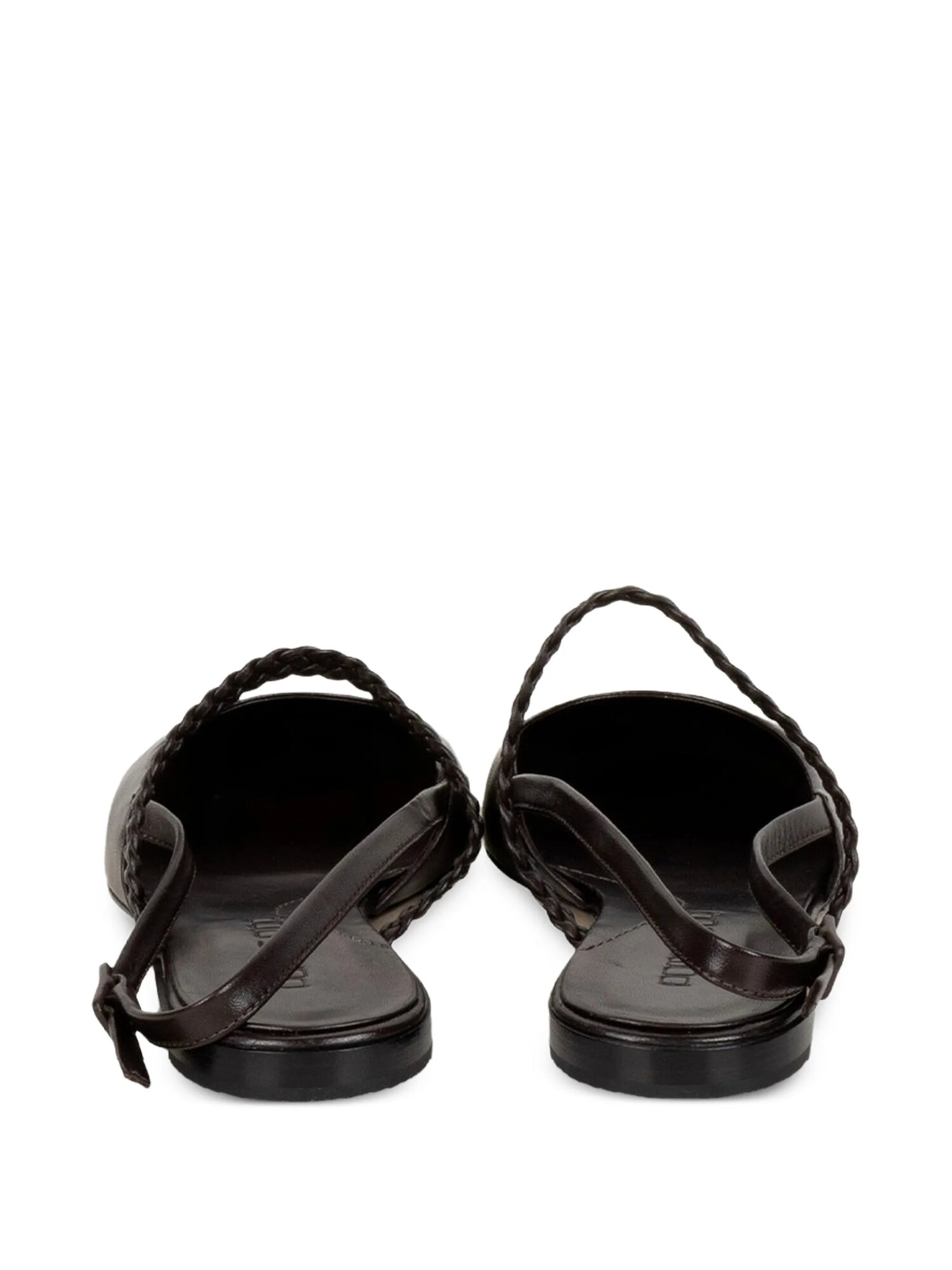 Туфли POMME D´OR Braided-strap flat pumps, размер 38,5, brown — фото 1