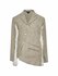 Куртка COMME des GARCONS Lace-insert asymmetric jacket, размер 40, разноцветный
