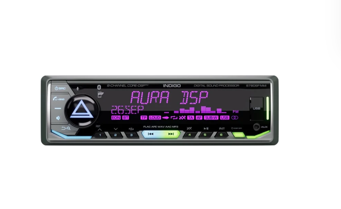 Автомагнитола Aura Indigo-878DSP MkII
