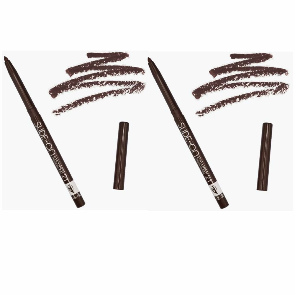 TF Cosmetics Карандаш для глаз Slide-on Eye Liner, тон 21 коричневый жемчуг, 2 шт