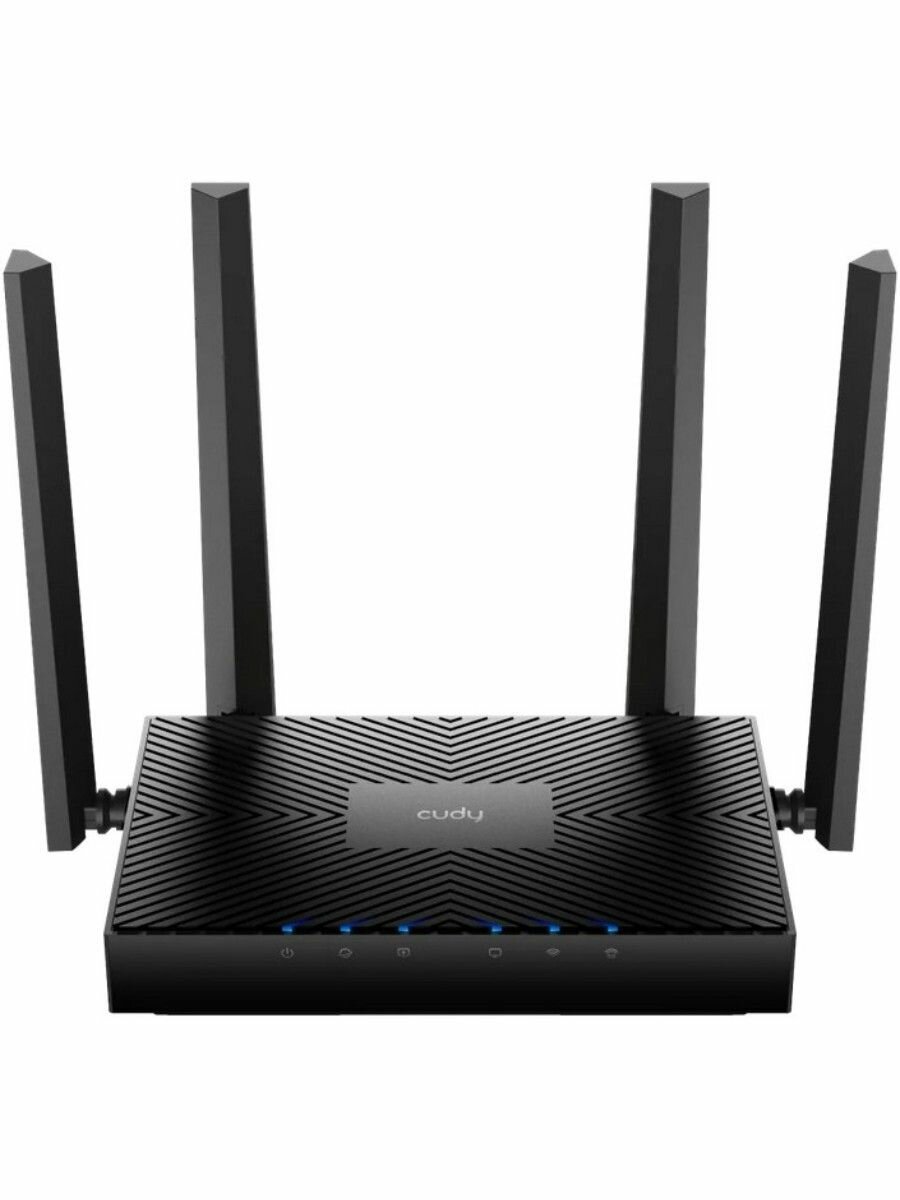 Wi-Fi роутер Cudy WR3000E 2.0, двухдиапазонный, Mesh, черный