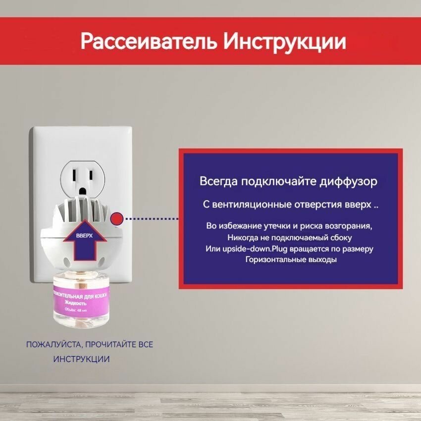 Эксклюзивный диффузор с флаконом 48 мл для коррекции поведения кошек Classic