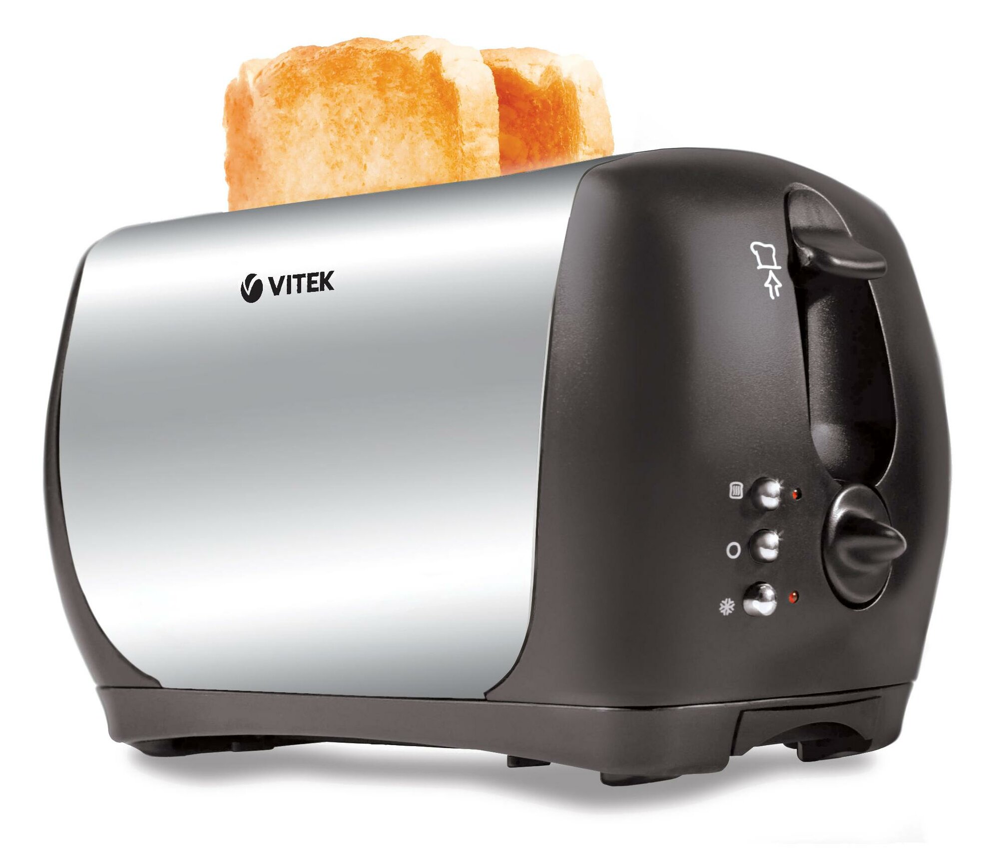 Тостер Vitek Illusion VT-1573 700Вт черный