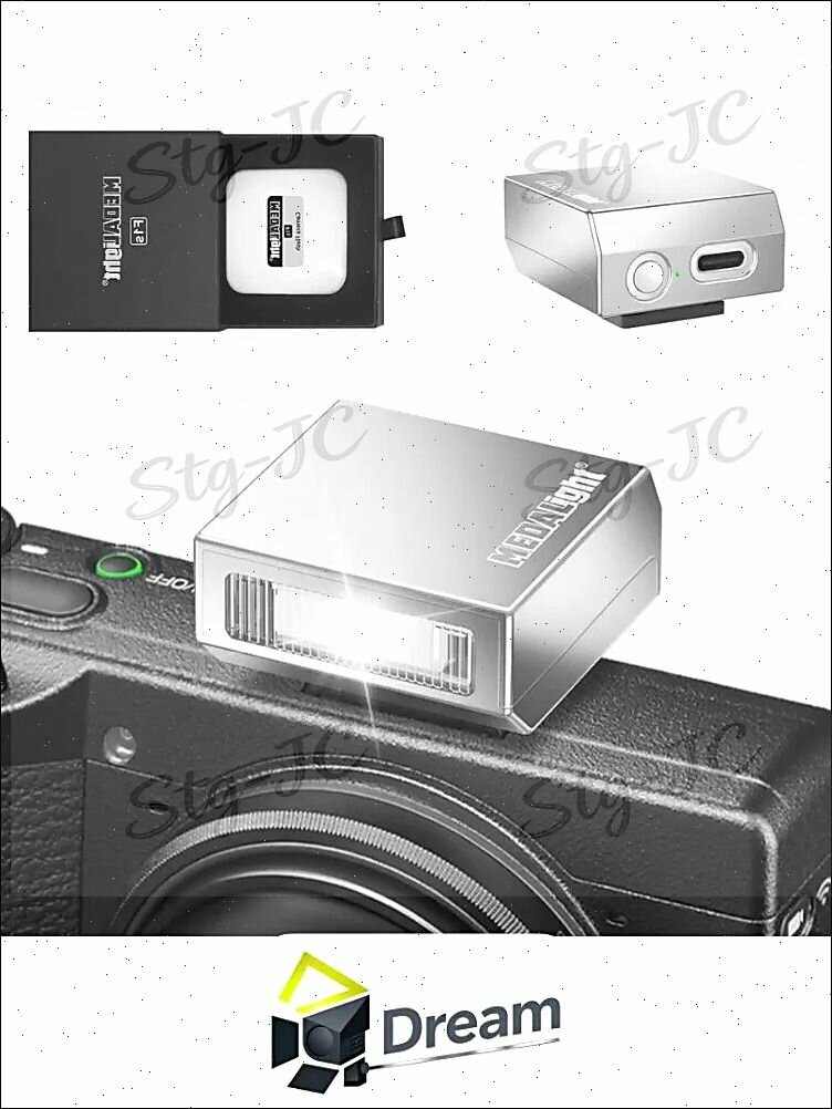 MEDALight F1s Мини-вспышка для фотоаппарата, портативная вспышка Speedlite с горячим башмаком для цифровых зеркальных