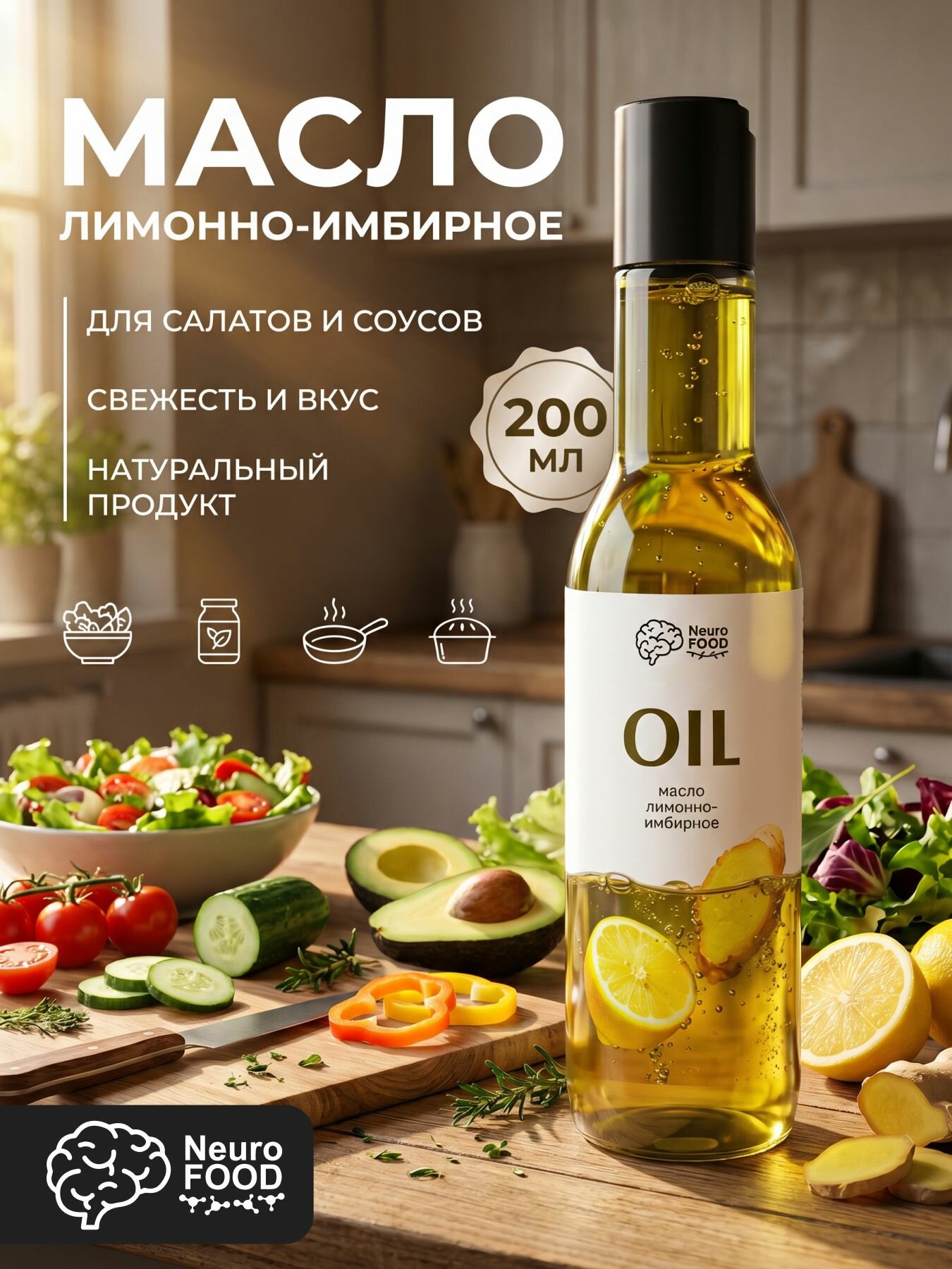 Масло лимонно-имбирное