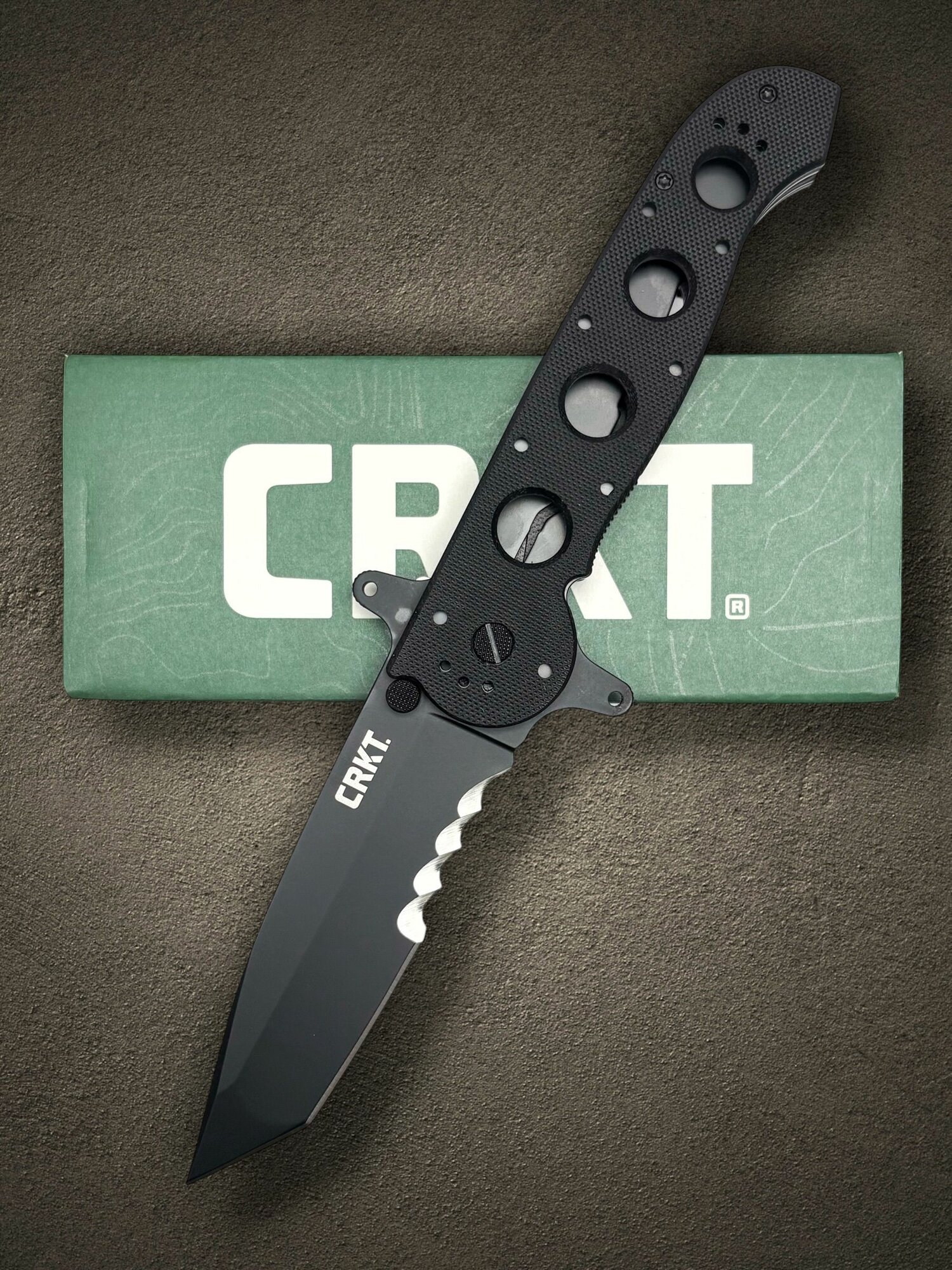 Складной нож CRKT Carson M16 Black, M16-14SFG