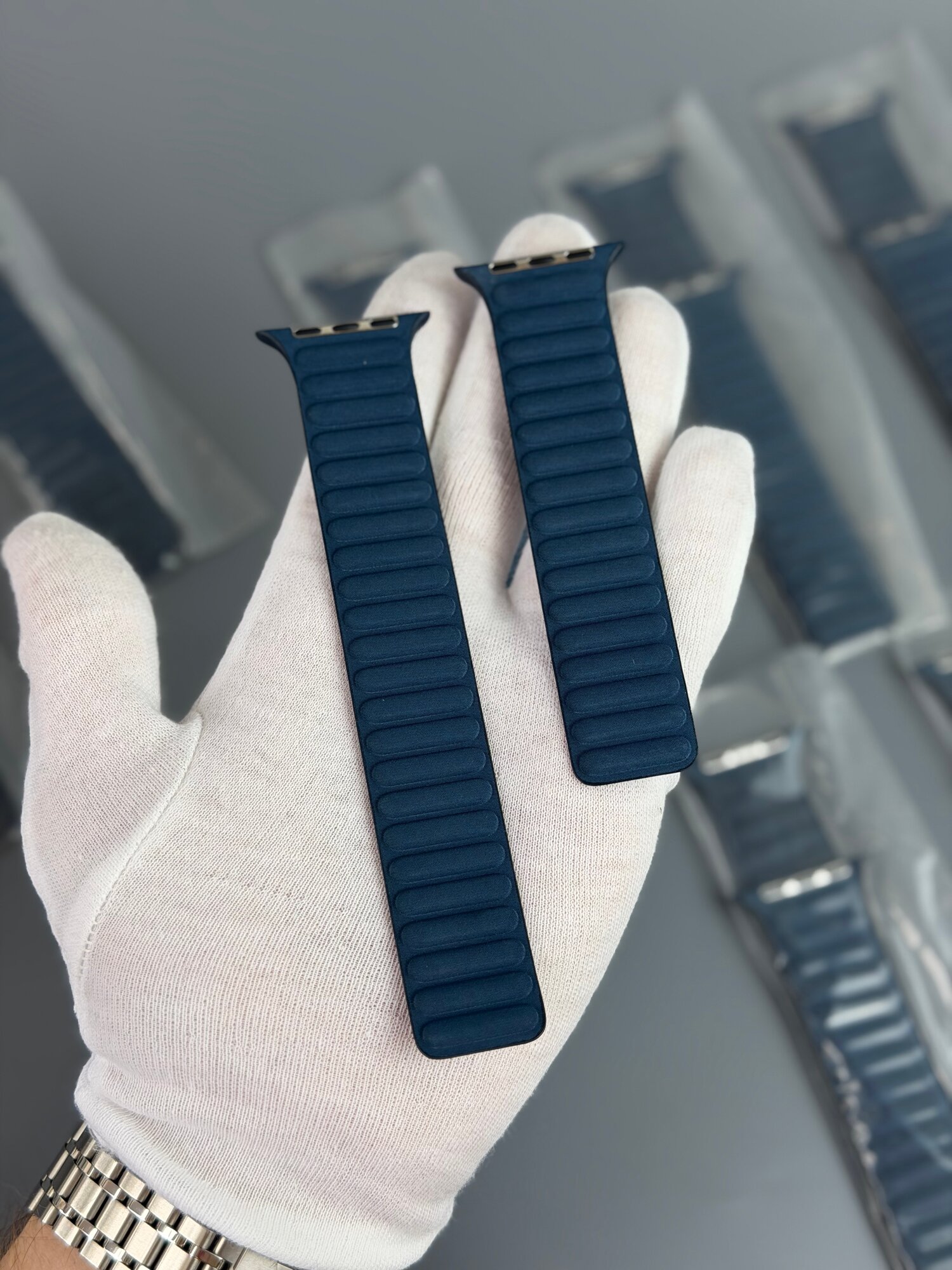Ремешок Apple Watch Pacific Blue Magnetic Link MTJ93FE/A M/L для 44/45/46/49mm Без коробки (Original)