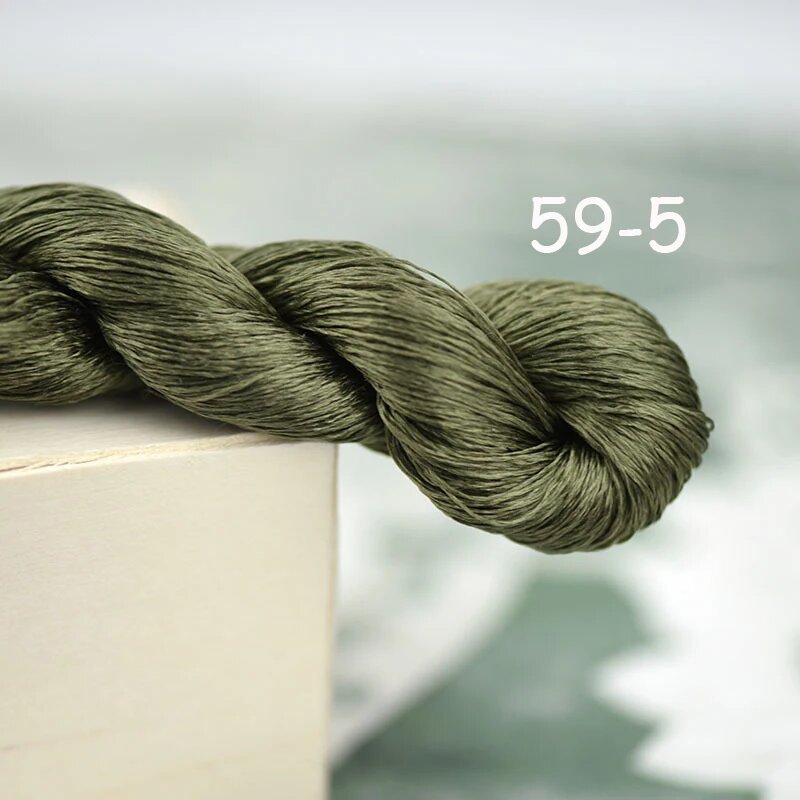 Шелковая нить для вышивания Mulberry Silk 16/2, 59-5, 400 meter