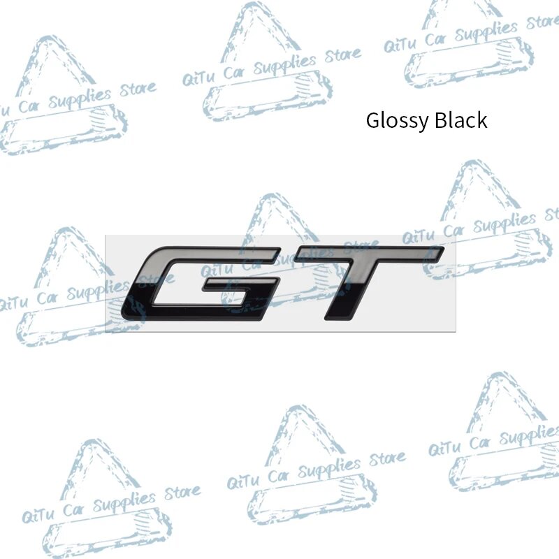 Эмблема GT Glossy Black для Peugeot 208/2008/308