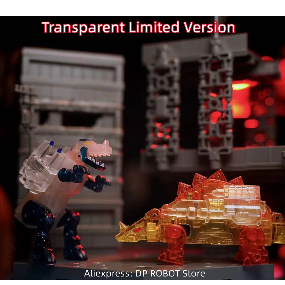 Мини-фигурки динозавров Dr.Wu Transparent VER