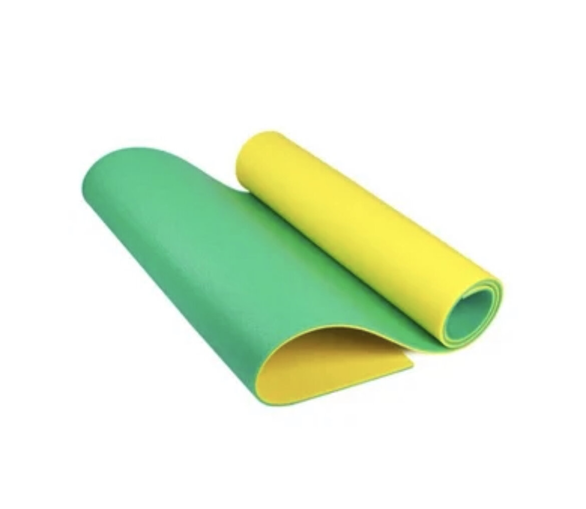 Коврик туристический , из PPE, 1,80 м (желтый)