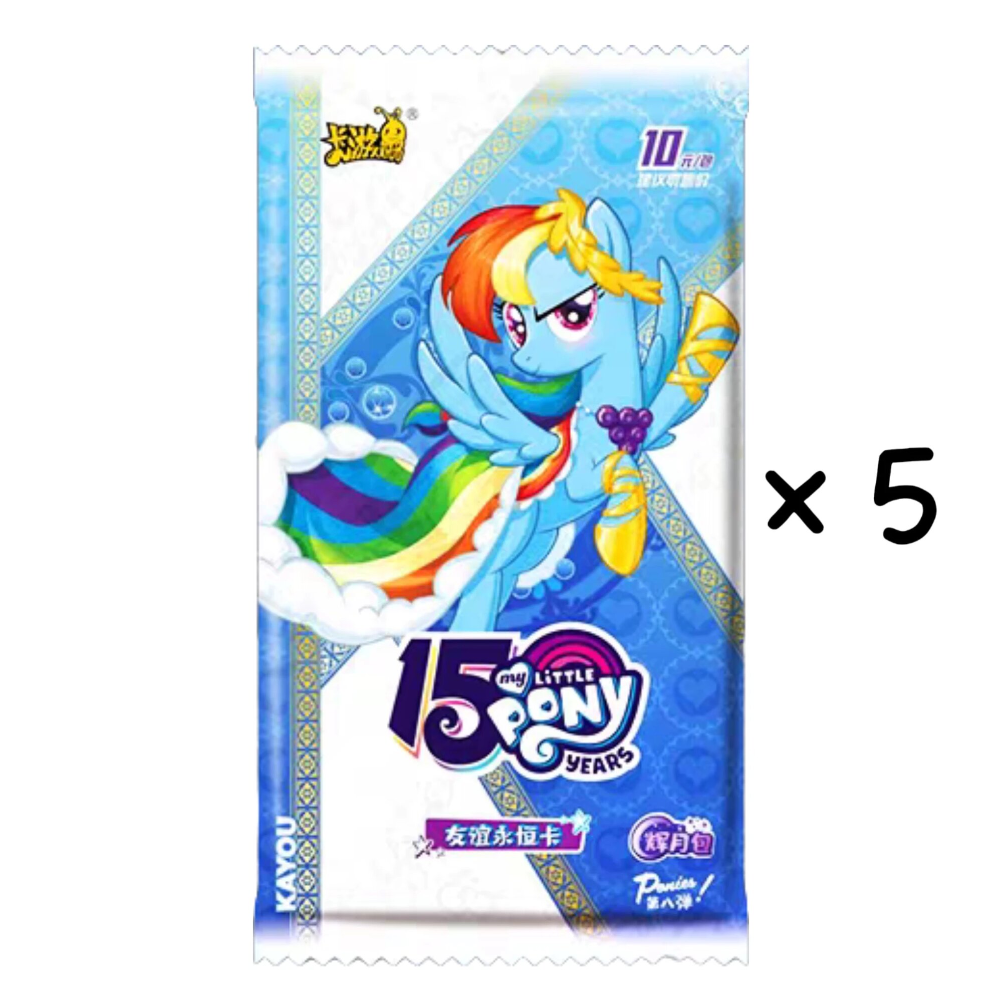 Коллекционные карточки KAYOU My Little Pony Синий, 5Bag(30Pcs Cards)3
