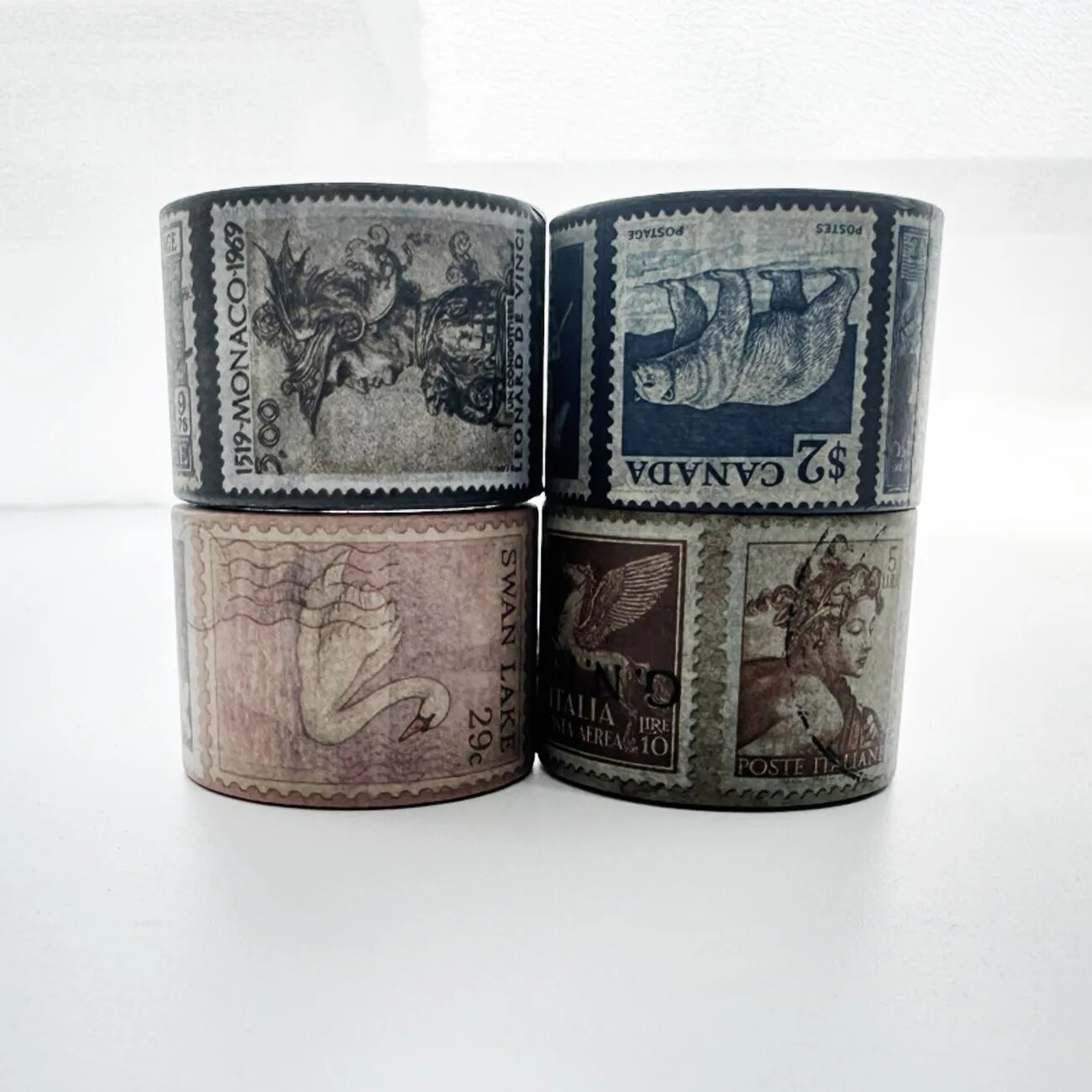 Ретро декоративная клейкая лента Washi Tape 30мм*5м Allin