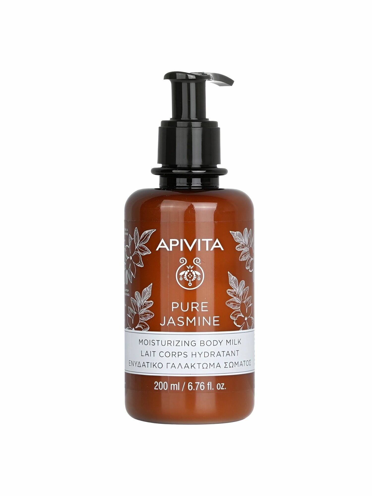Apivita молочко для тела увлажняющее PURE JASMINE MOISTURIZING BODY MILK 200 мл