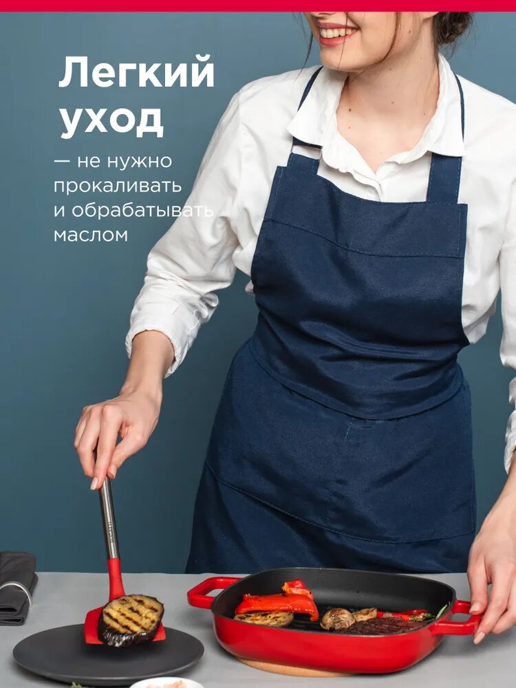 Casa Bugatti Сковорода, 26 см, без крышки, с фиксированной ручкой