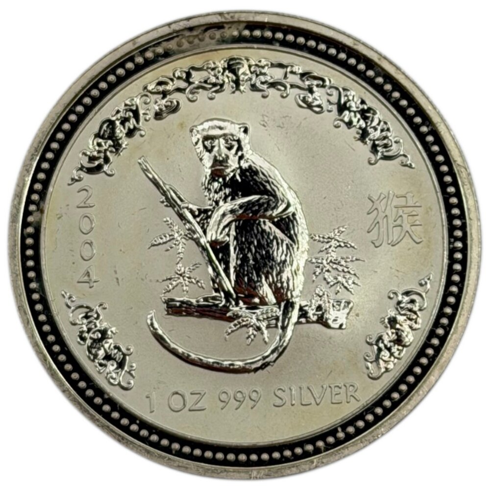 Австралия 1 доллар 2004 г. (Китайский гороскоп - Год обезьяны) (BU)