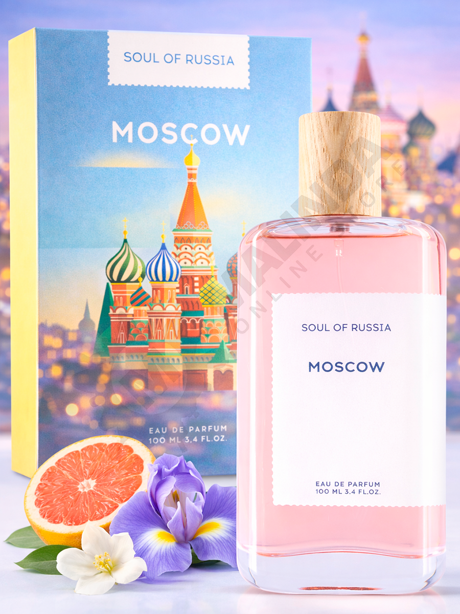 Парфюмерная вода SOUL OF RUSSIA Moscow для женщин и мужчин, 100 мл