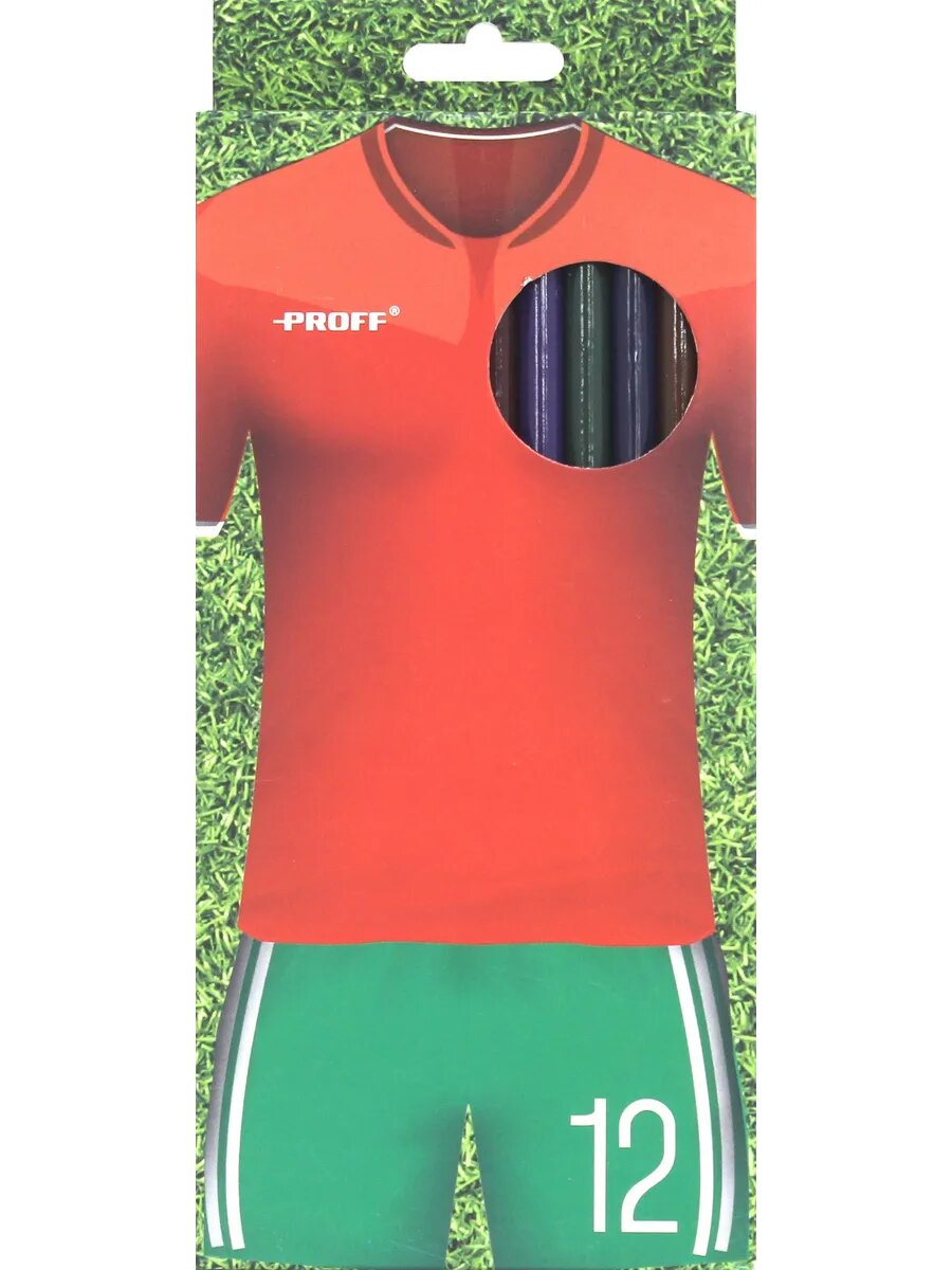 Карандаши цветные "Proff. Спорт 1" (12 цветов) (03-6750)