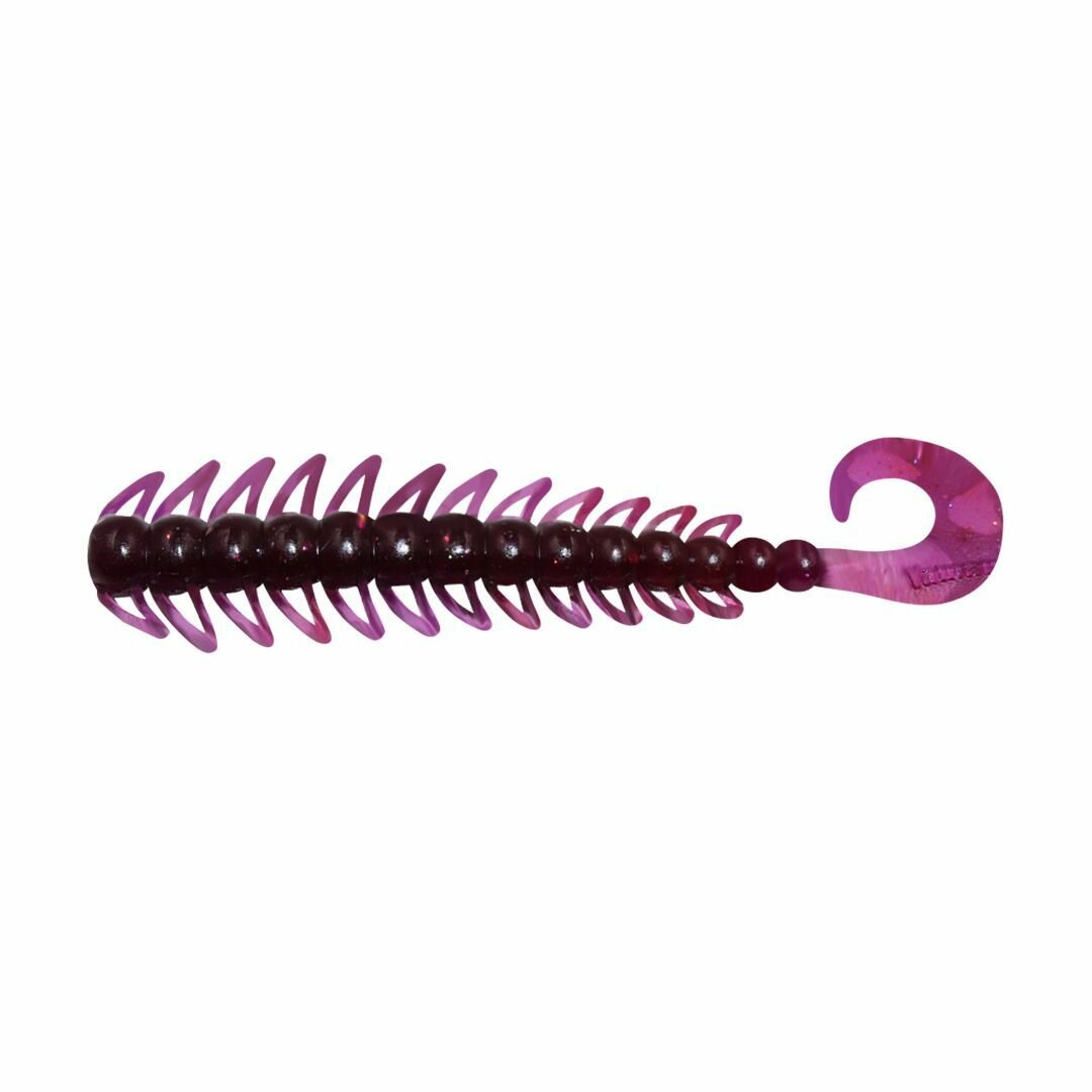 Силиконовая приманка для рыбалки Твистер YAMAN PRO Ruff, р.4 inch (10,1см.), цвет #08 - Violet (уп. 5 шт.)