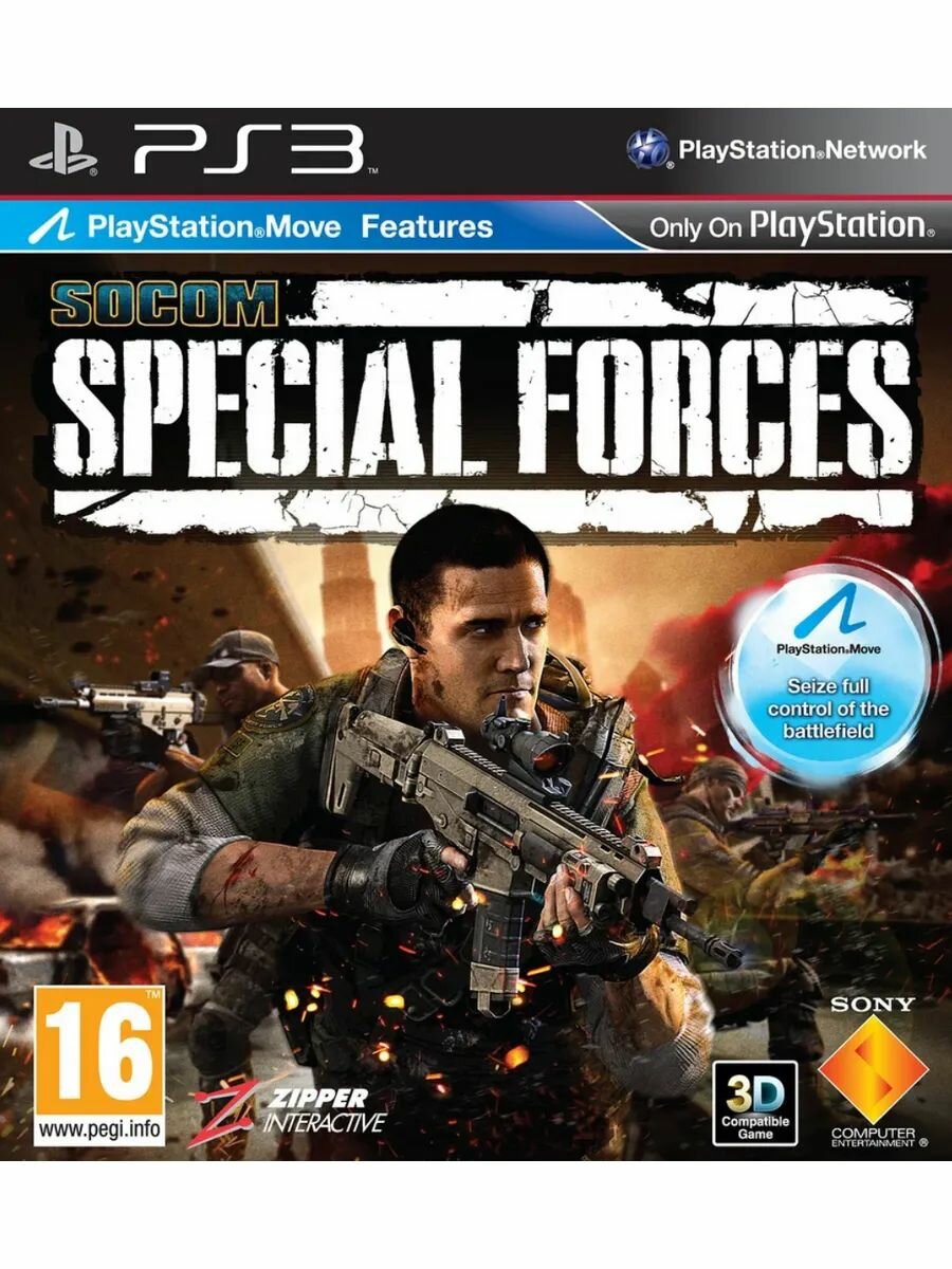 Игра Socom Спецназ. Издание на диске. Русская версия на ps3.