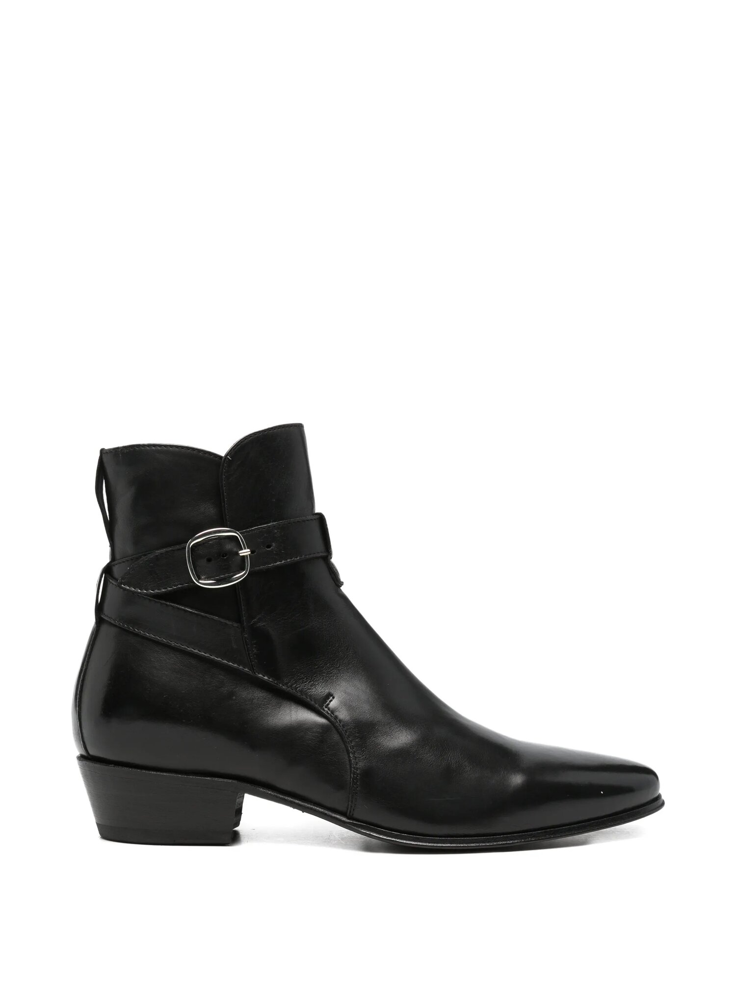 Ботинки Buckle-strap leather boots