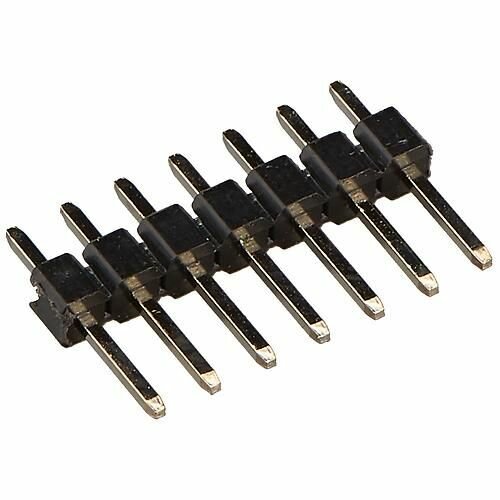 PLS-7 (DS1021-1x7), Вилка штыревая 2.54мм 1x7pin прямая / 15 штук