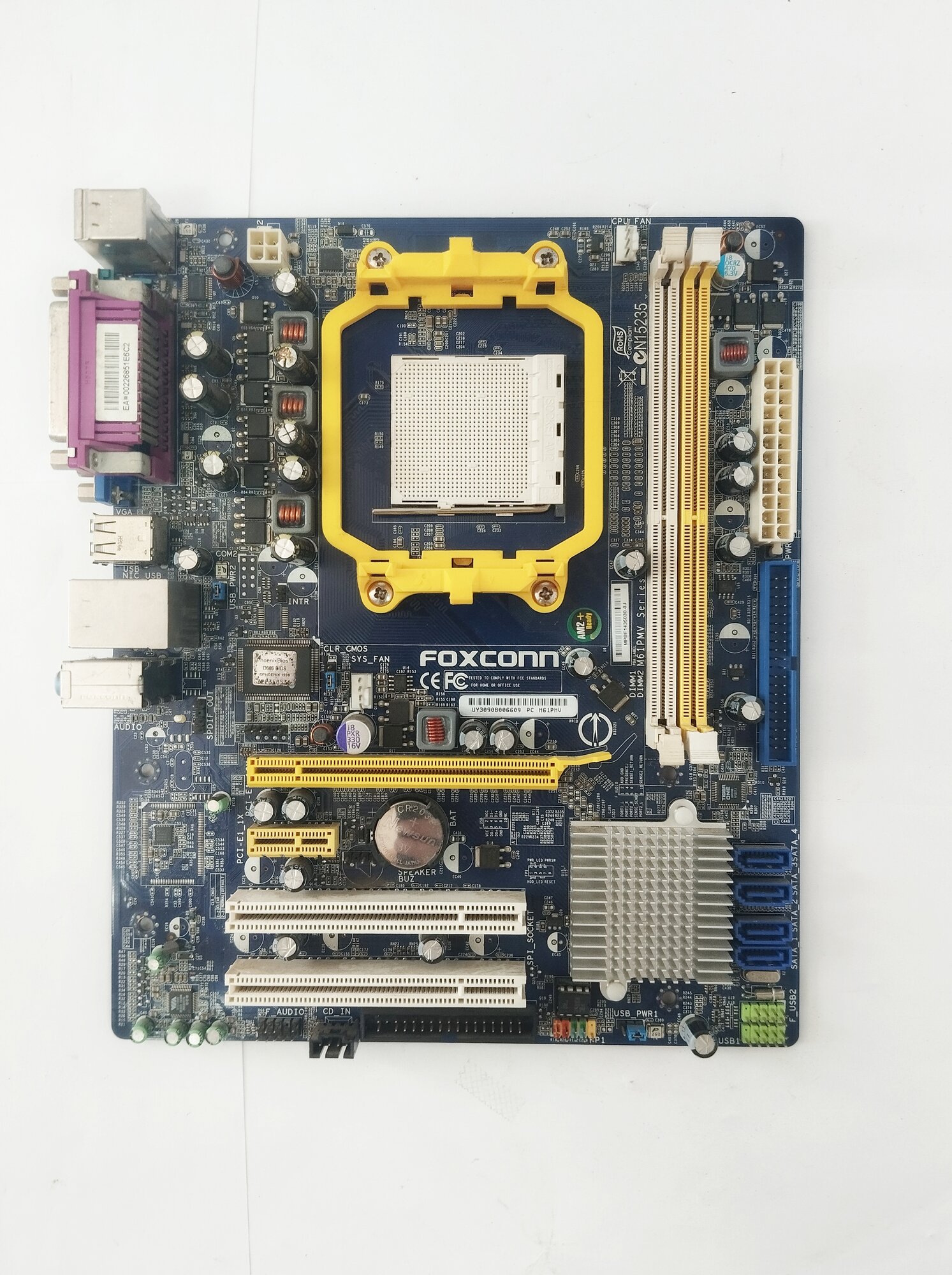 Материнская плата Foxconn M61PMV AM2, 2xDDR2, Micro-ATX