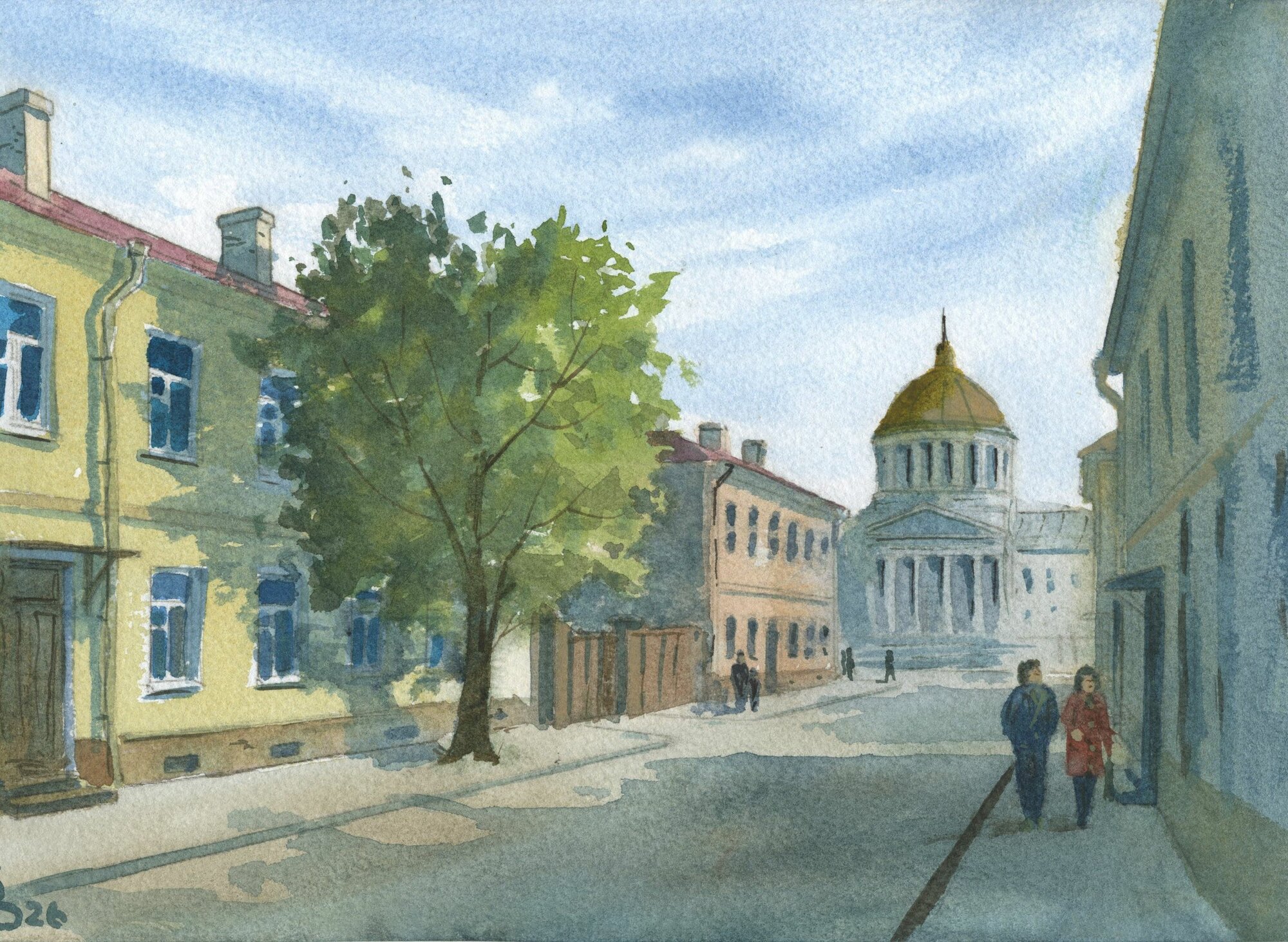 Картина акварельная 21х30 см. Не принт и не распечатка. Авторская.