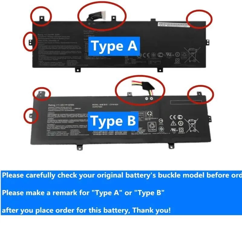 Аккумулятор для ноутбука ASUS 4335 мАч, (C31N1620)