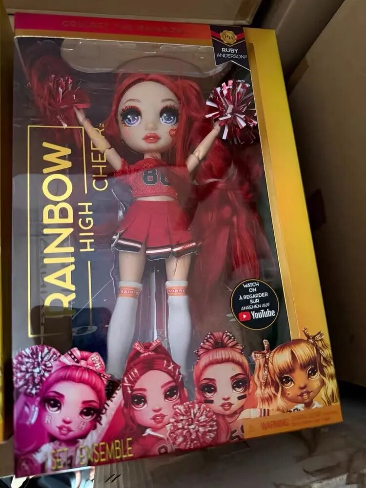 Кукла Rainbow High Cheer Doll Ruby Anderson, красный / куклы рейнбоу, красный