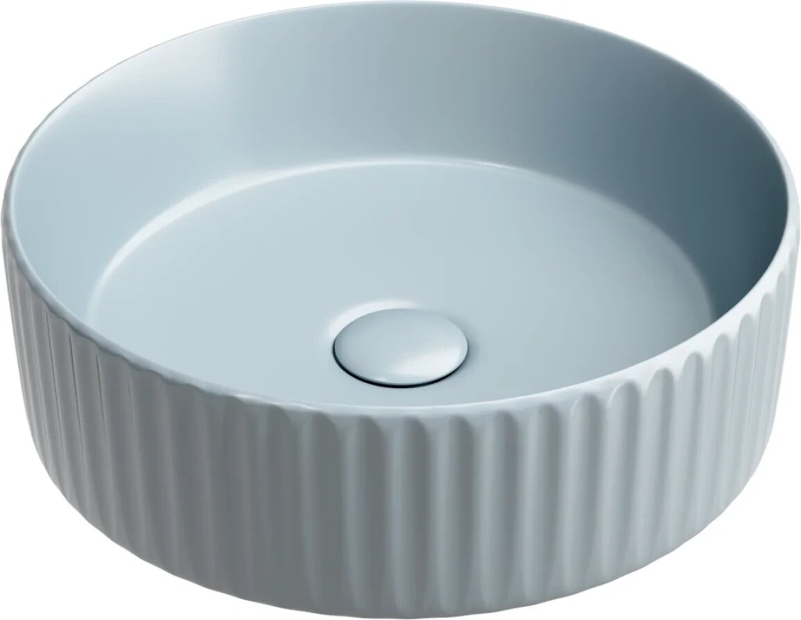 Накладная раковина Ceramicanova Element CN6057MHL серо-голубая матовая