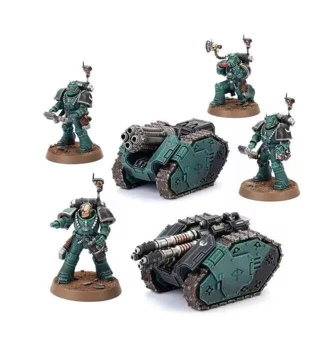 Лазерный Уничтожитель "Рапира" Легионов Астартес (30k) (Смола, Литье) / Horus Heresy Legiones Astartes Rapier Laser Destroyer (30k) (Resin, Cast)