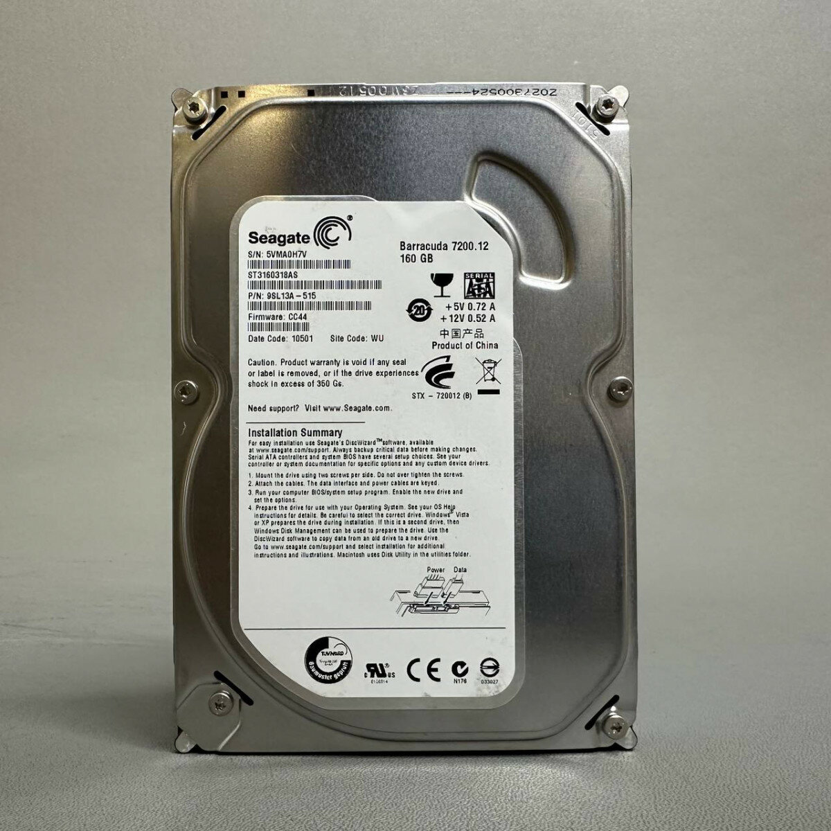 Жесткий диск Seagate ST3160318AS 160 Гб (H7V)