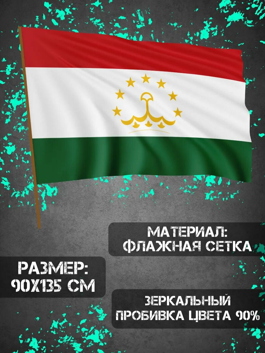 Флаг Таджикистана