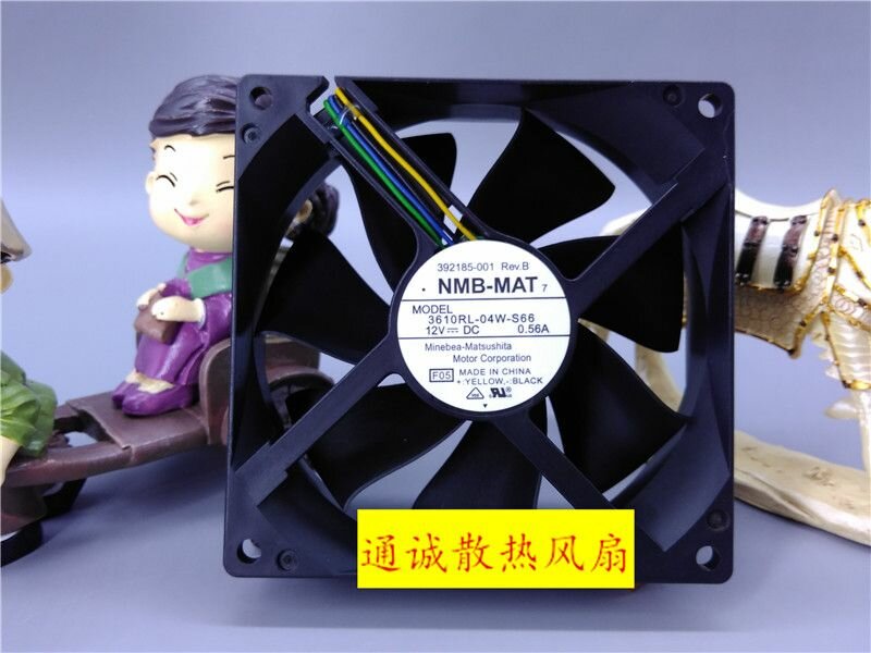 NMB-MAT 3610RL-04W-S66 12V 0.56A 9CM 9025 4-контактный ШИМ контроль температуры регулирующий вентилятор