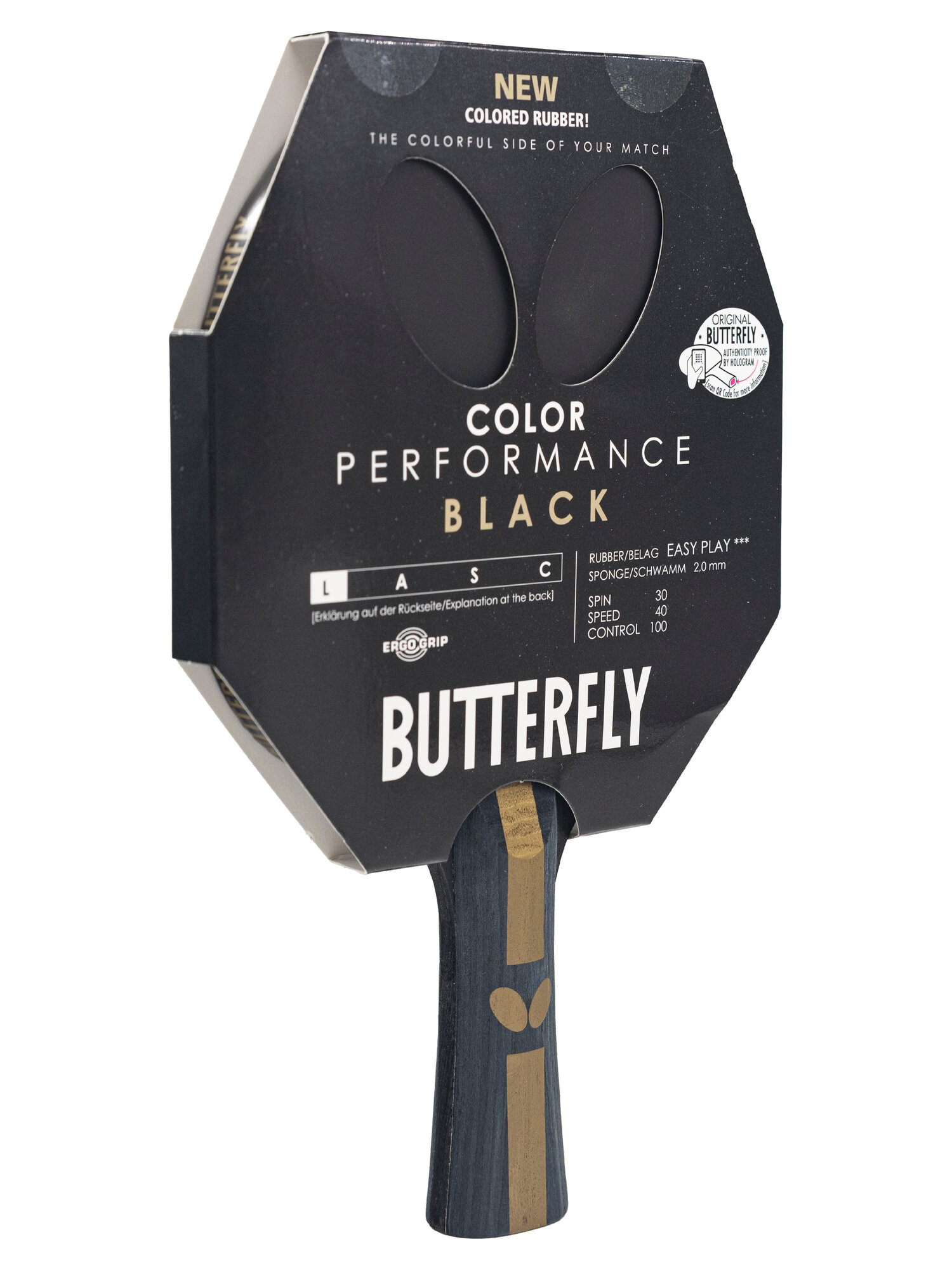 Ракетка для настольного тенниса Butterfly Color Performance Black
