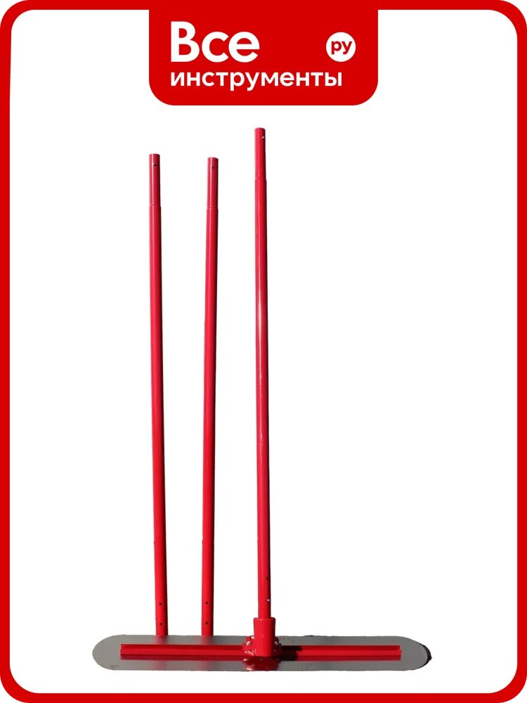 Гладилка для бетона TD-tools 120х20см, рукоять 5.4м, TD-ST-120X20-5
