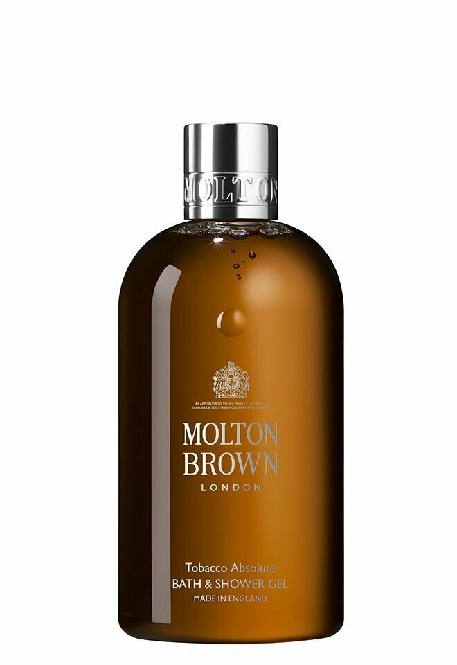 Гель для душа Molton Brown Tobacco Absolute 300 мл, древесно-пряный аромат с нотками табака, ванили и сандала