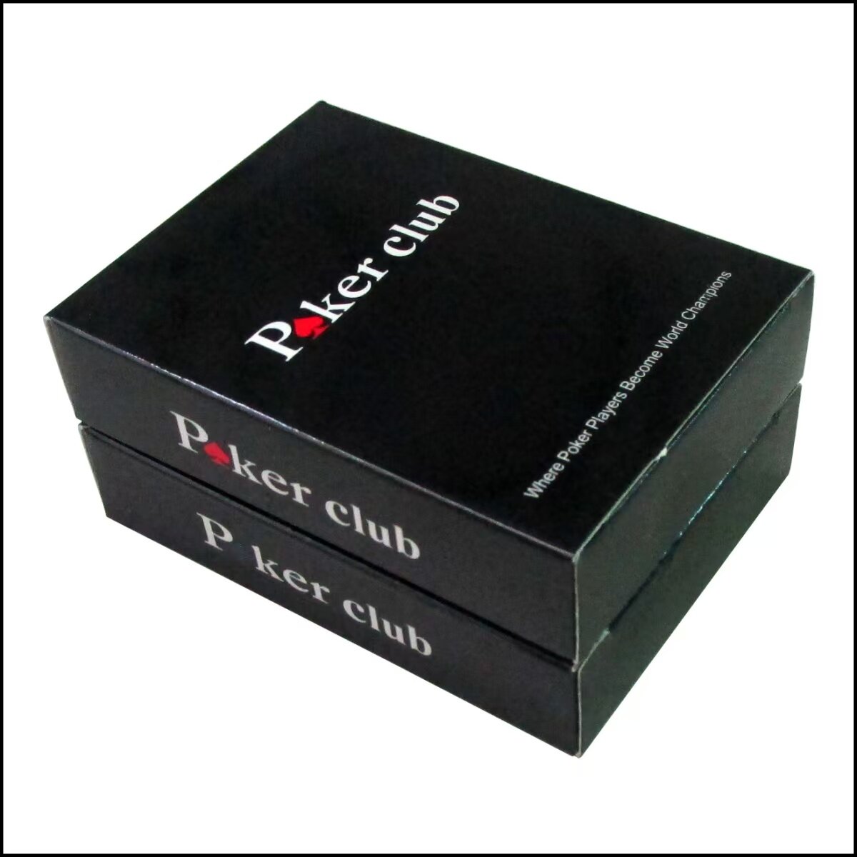 Карты игральные, профессиональные, 54 штуки, из 100% пластика, Poker club, цвет рубашки синий