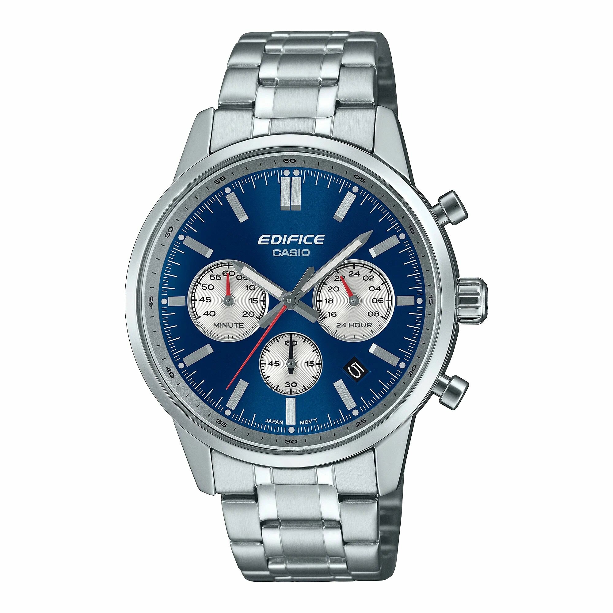 Наручные часы CASIO Edifice, синий/черный/белый