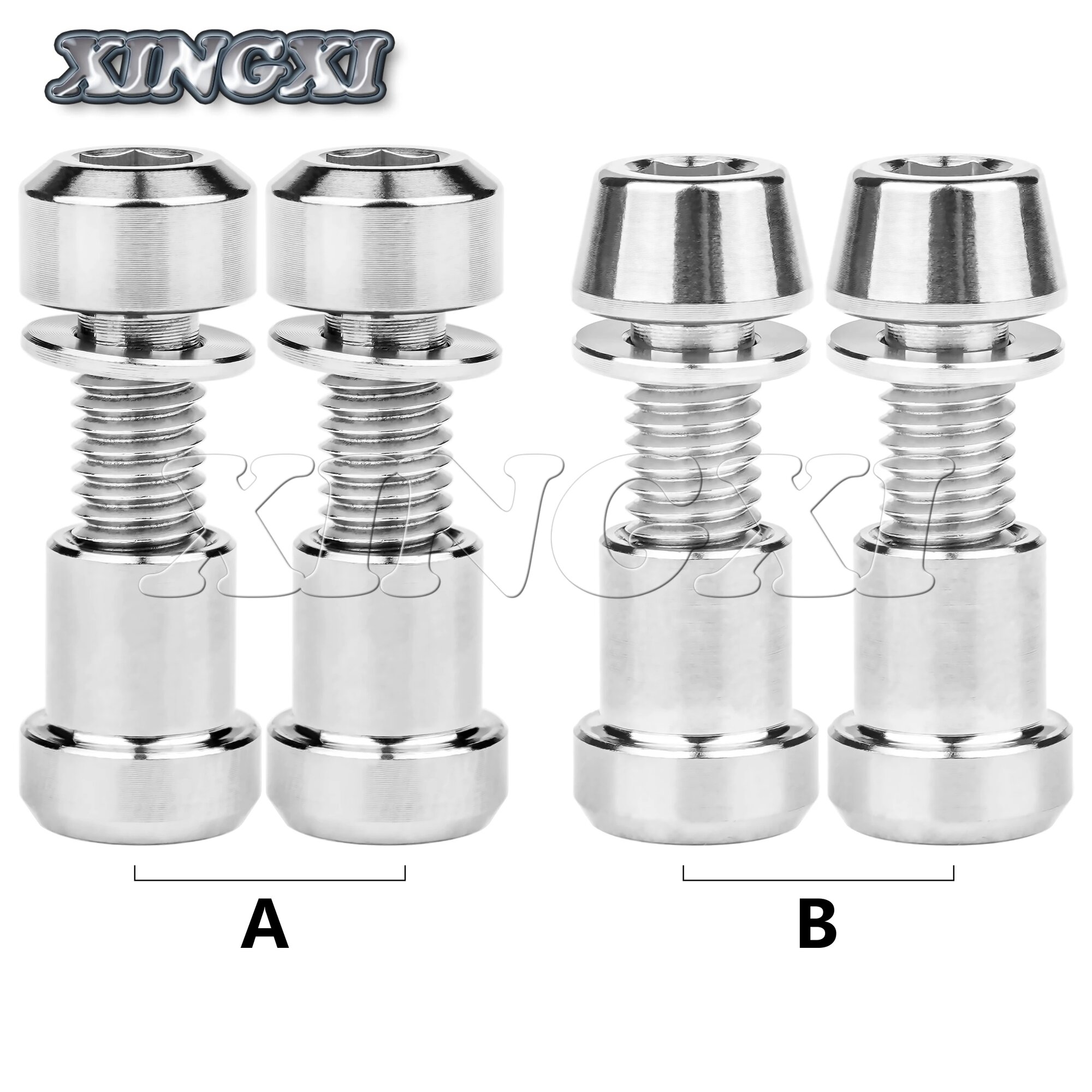 Xingxi титановые болты A, M5x18 мм, Titanium