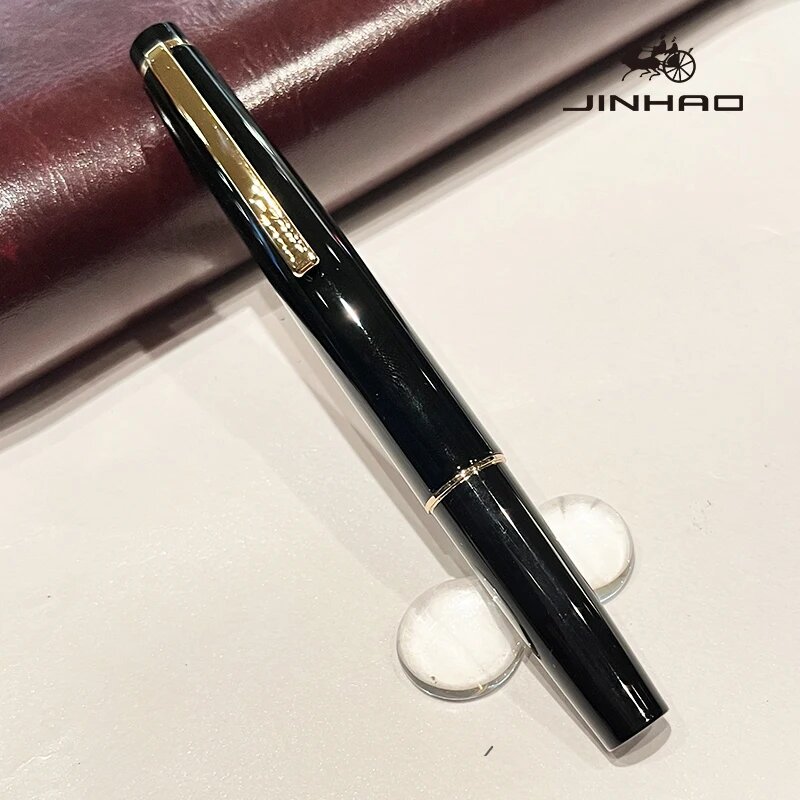 Перьевая ручка Jinhao 59 EF, Черный, black gold