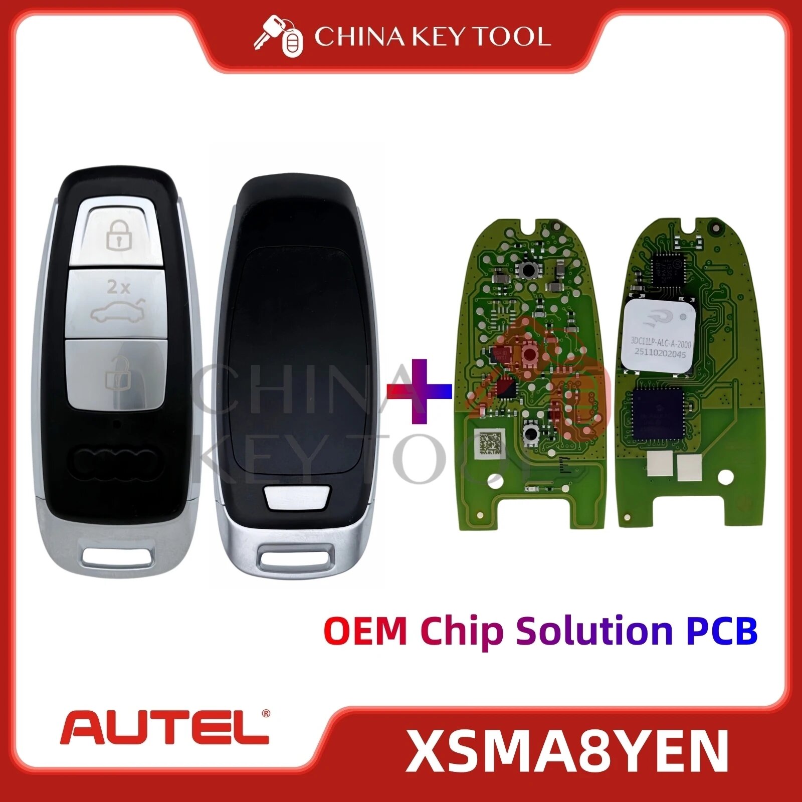 Пульт Xhorse XSMA8YEN AUDI A8, PCB с корпусом